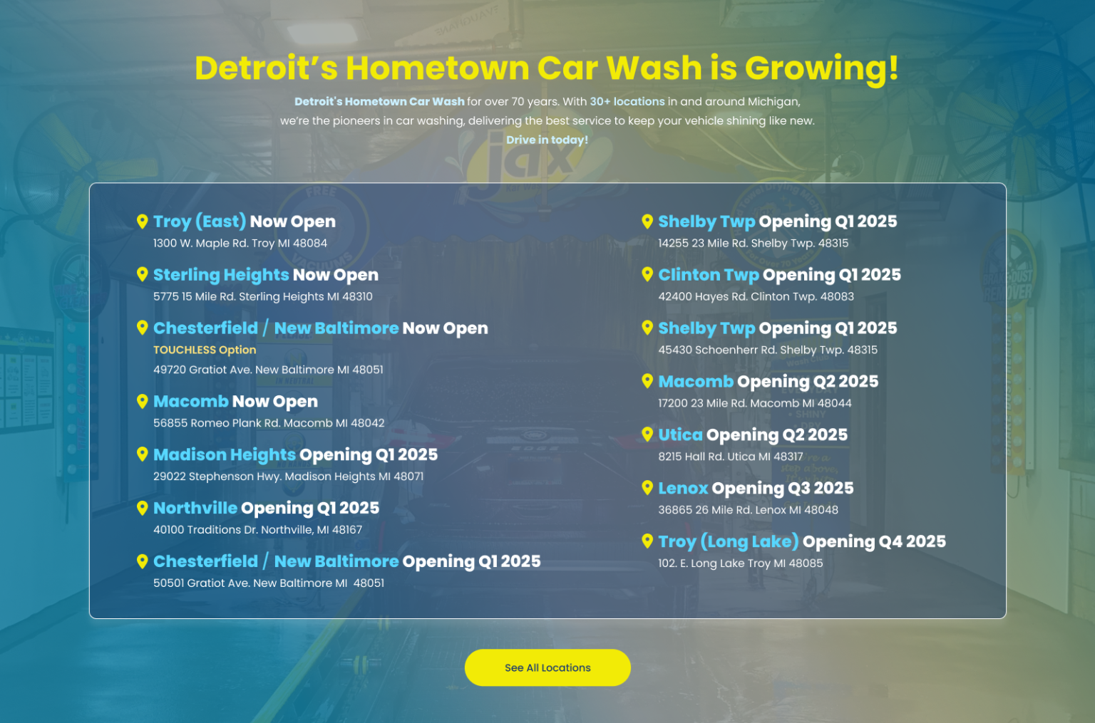 Jax Kar Wash | Best Car Wash Services in Michigan